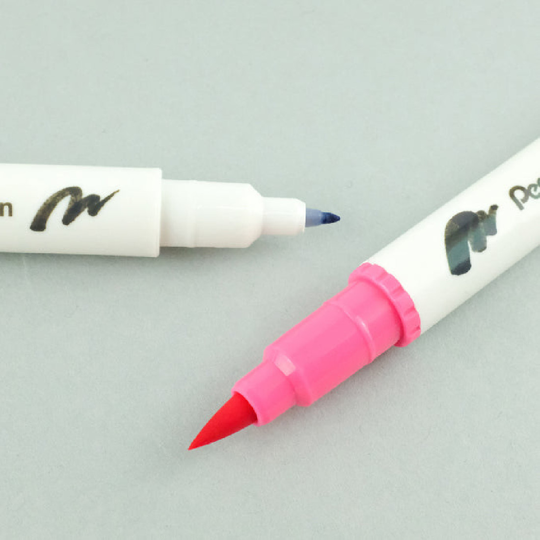 Pentel Brush Sign Pen Twin T110 Sky Blue