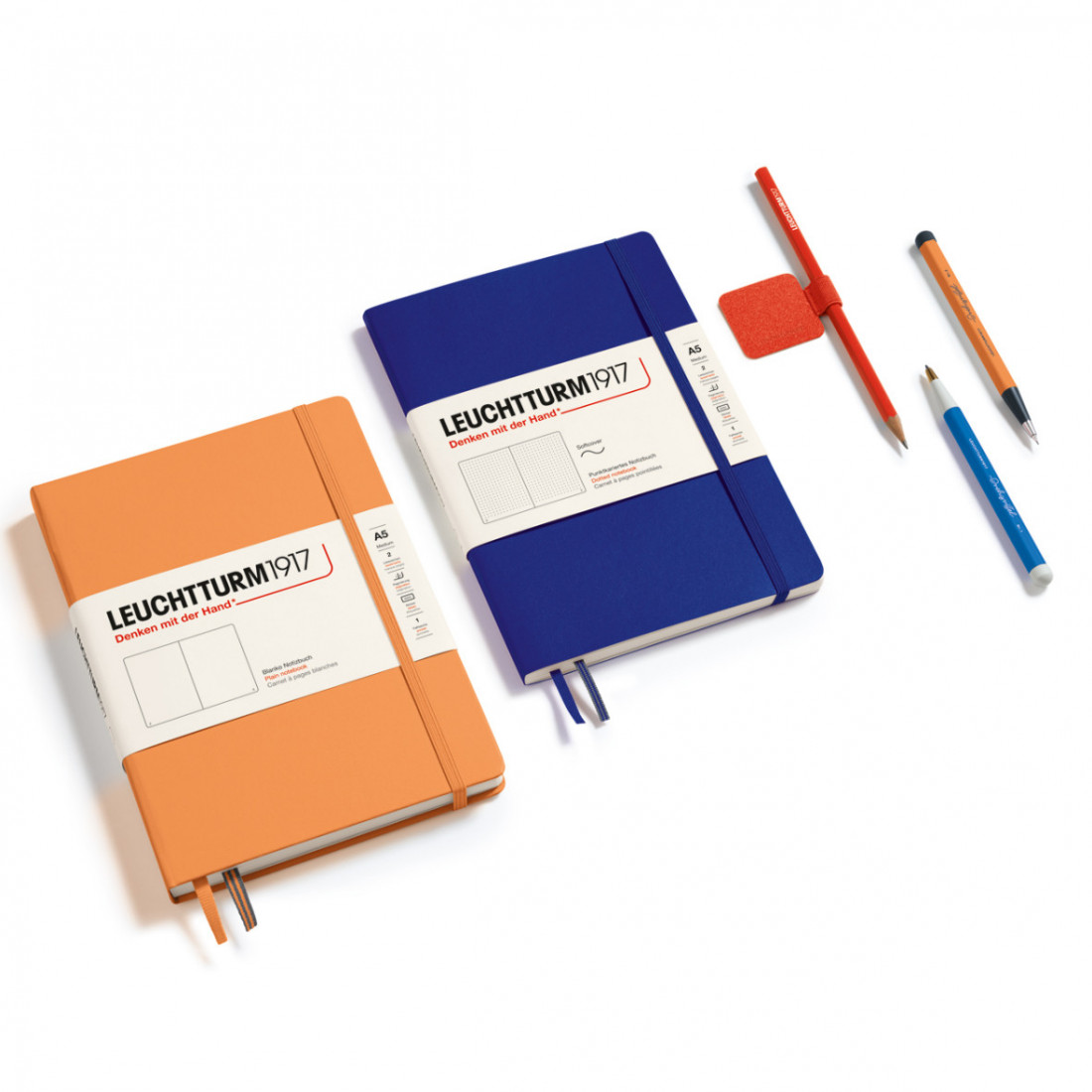Leuchtturm 1917 Notebook A5 Lobster Plain Hard Cover
