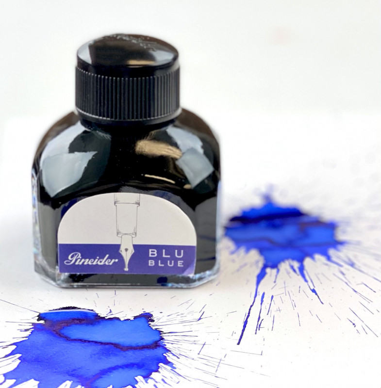 Pineider ink well 75ml blue