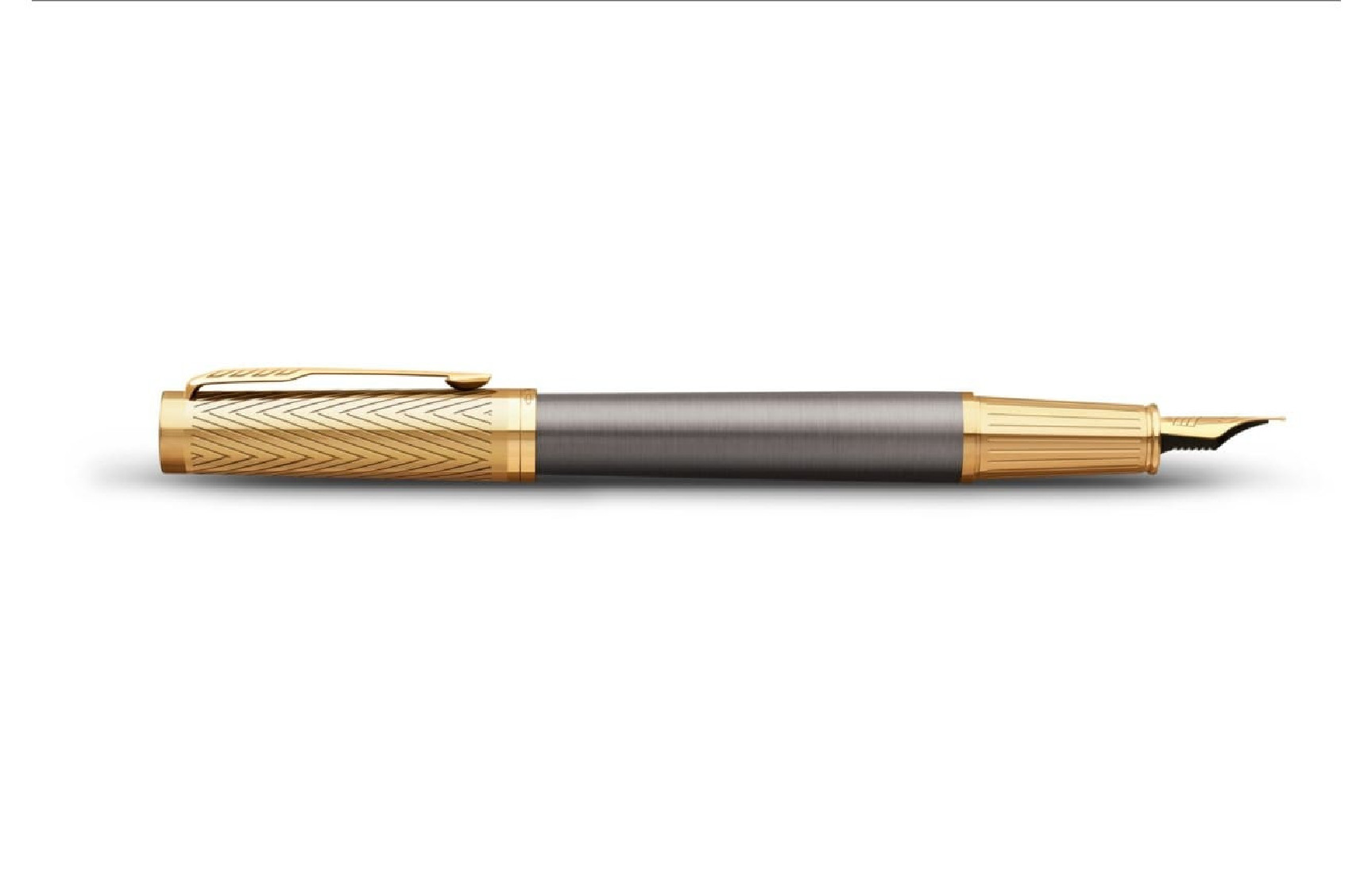 Parker Ingenuity Pioneers Collection Arrow Grey Lacquer Fountain Pen