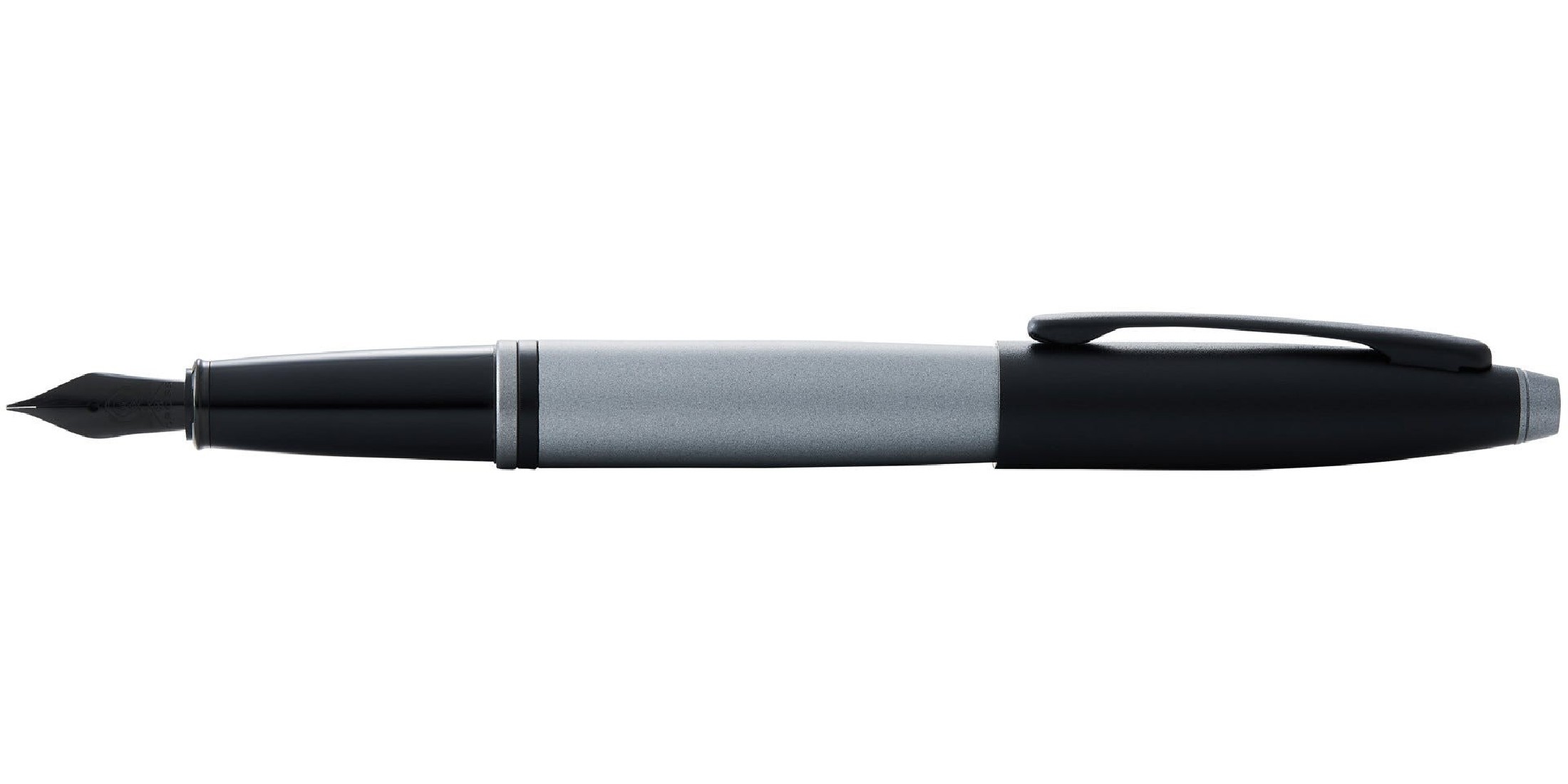 Cross Calais Matte Gray and Black Lacquer Fountain Pen AT0116-26MJ