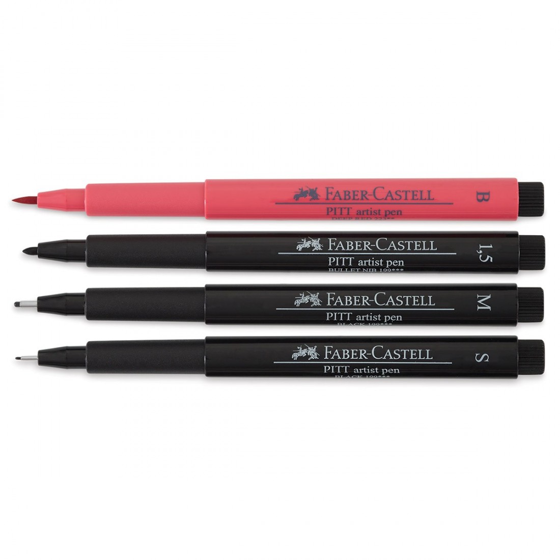 Faber-Castell 4 Pitt Artist Pens Lettering Set 16 71 15