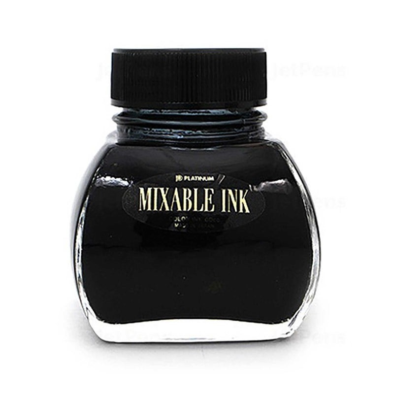 Platinum Black Ink 60 ml Bottle, water based, dyestuff for fountain pens