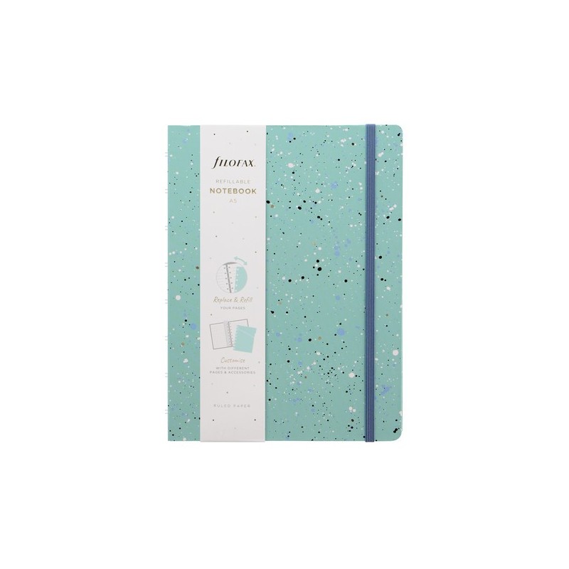 Notebook Refillable Ruled A5 Expressions Mint 115119 Filofax