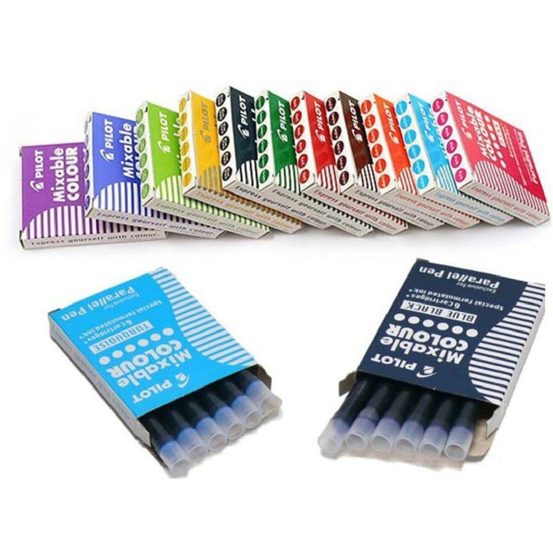 Pilot mixable colour cartridges for parallel pen IRFP-6S