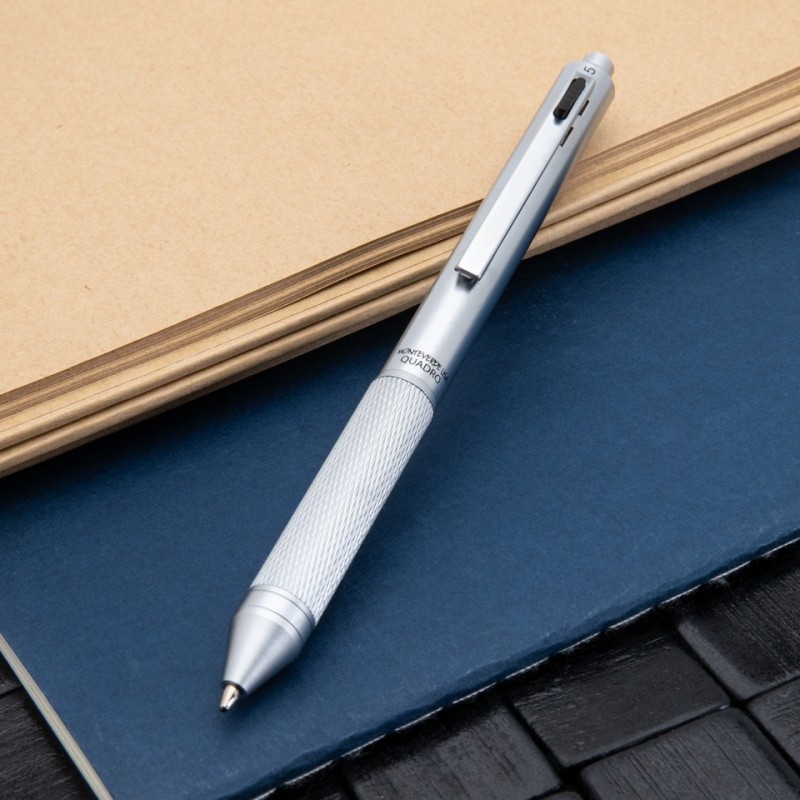Monteverde USA Quadro 4 in 1 Multifunction Pen Silver MV35511