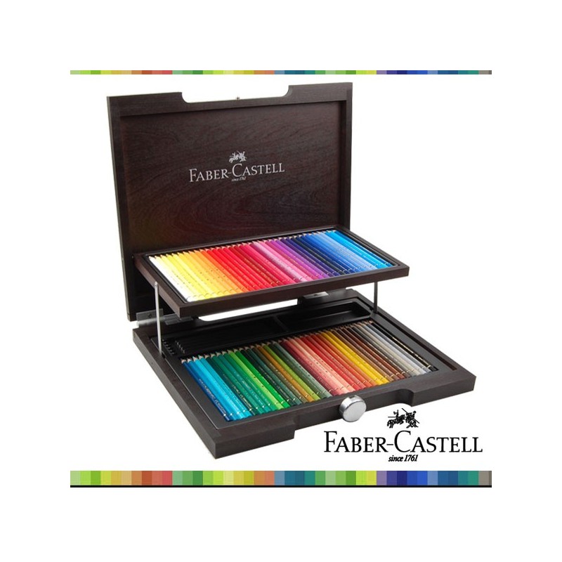 Faber Castell 110072 Colour Pencil Polychromos wood case of 72