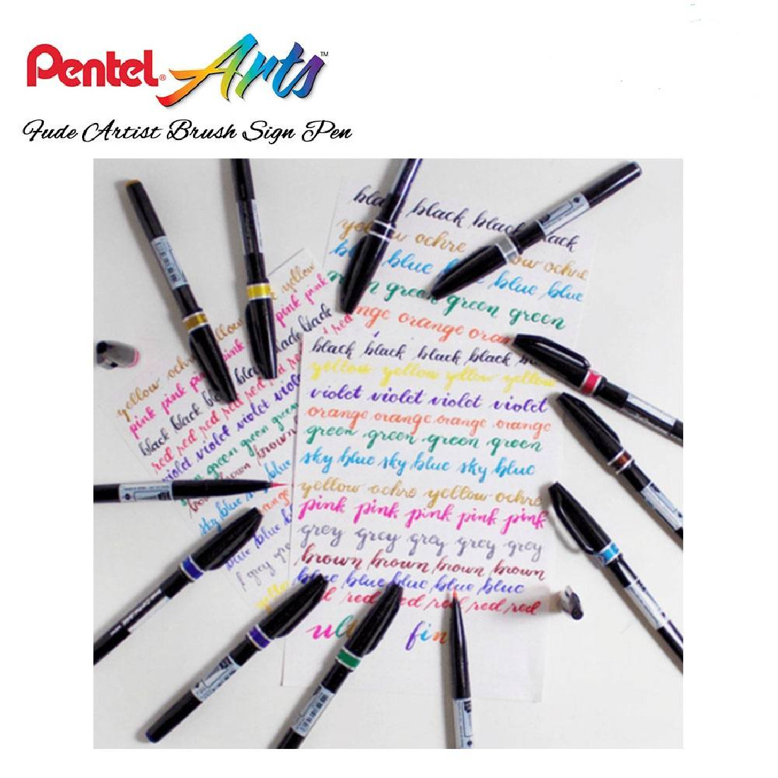 Pentel Artist Brush Sign Pen ultra fine- Blue