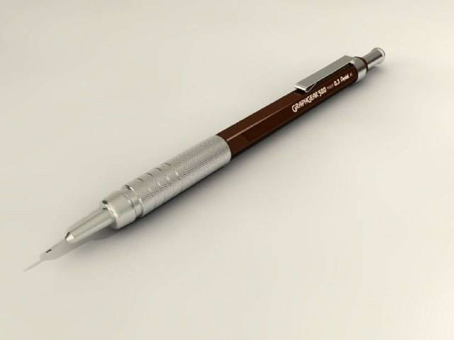 MECHANICAL PENCIL BROWN 0,3 ΜΜ GRAPH 500 PG523 PENTEL