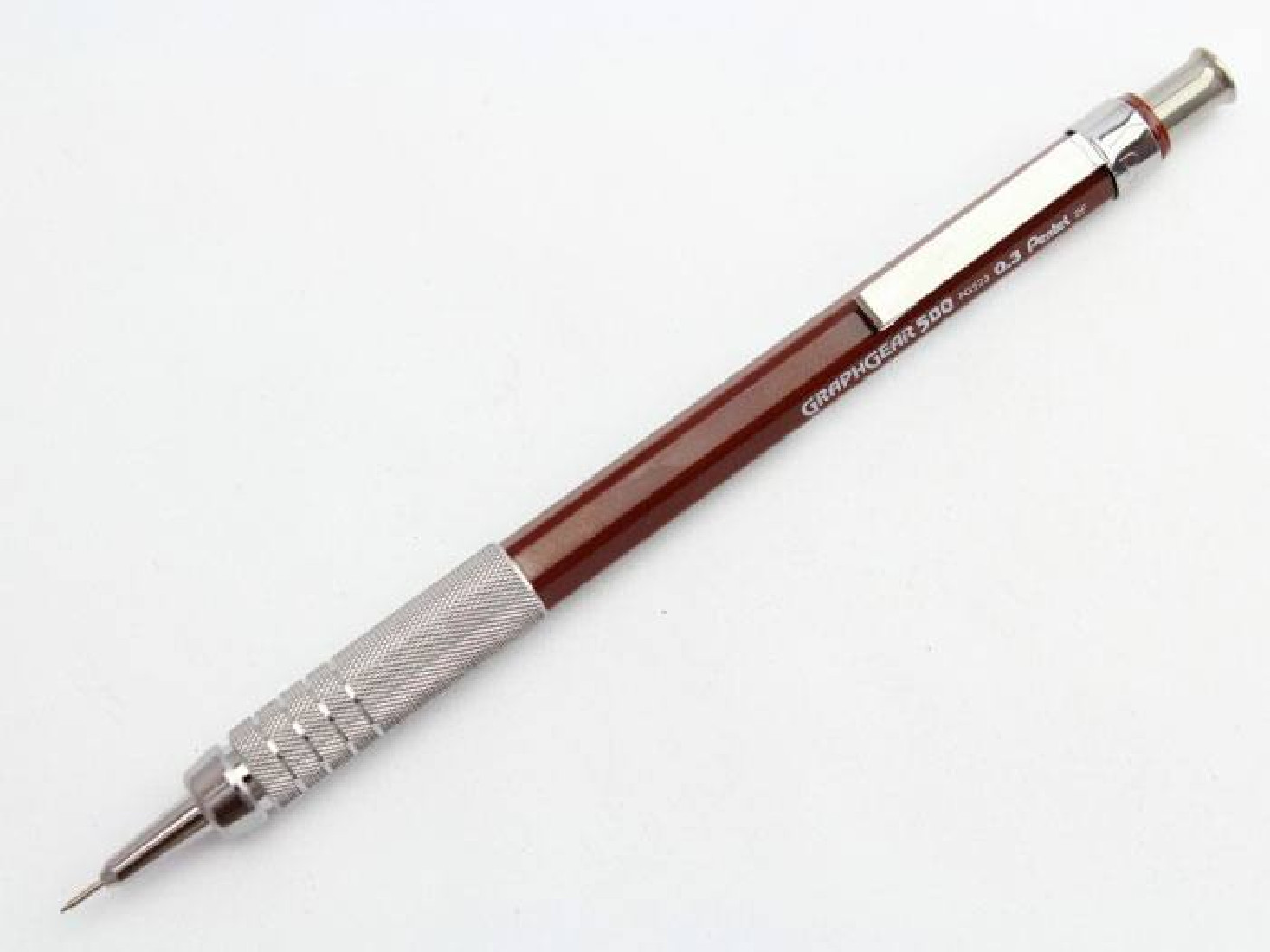 MECHANICAL PENCIL BROWN 0,3 ΜΜ GRAPH 500 PG523 PENTEL