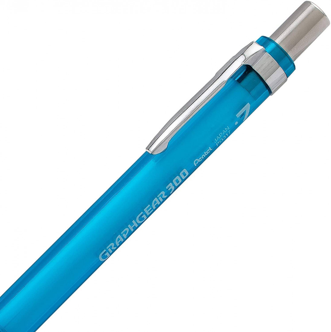 Pentel Graphgear 300 sky blue 0,7mm mechanical pencilPG317-TSX